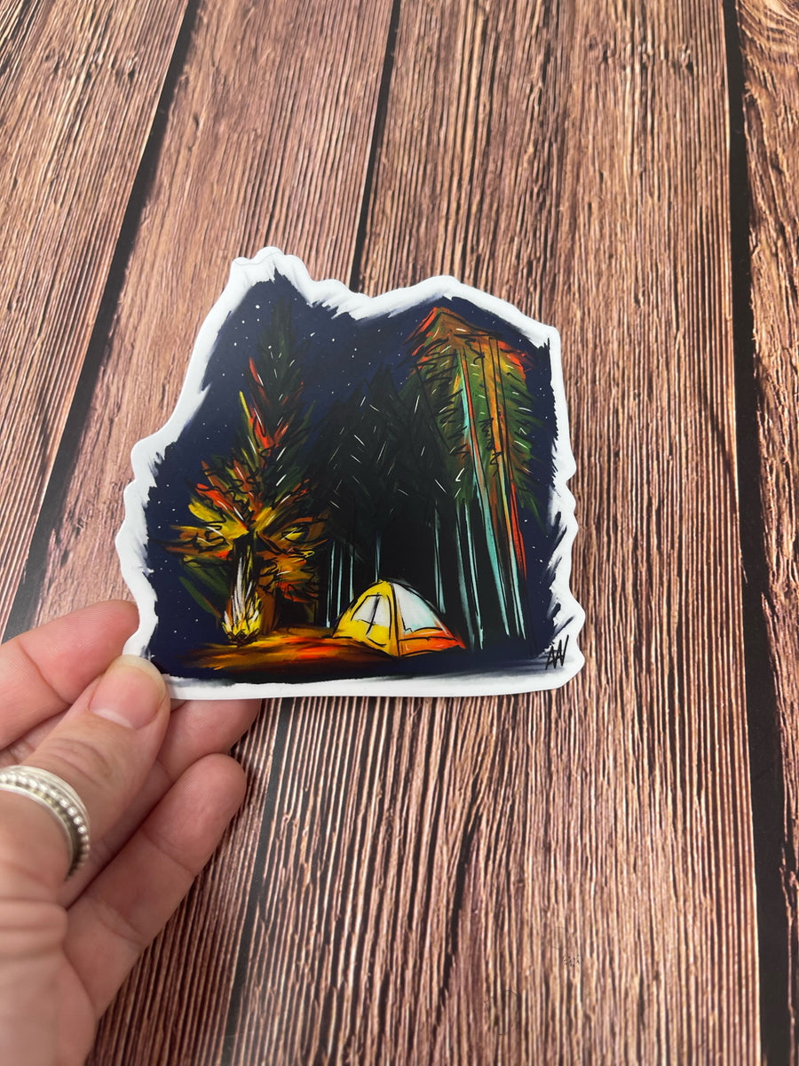 Campground Vinyl Decal Sticker – Third Wolf - Alexa Varano