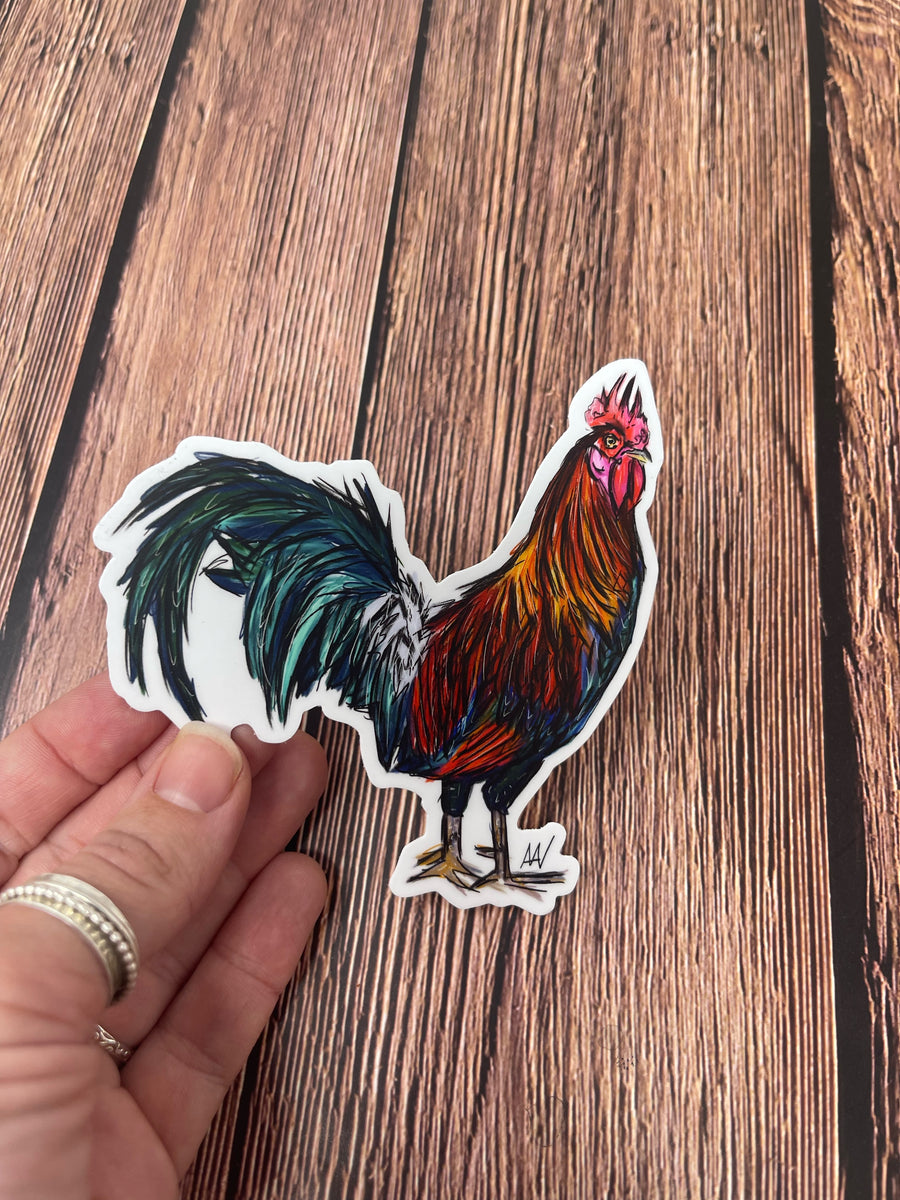 Rooster Vinyl Decal Sticker – Third Wolf - Alexa Varano