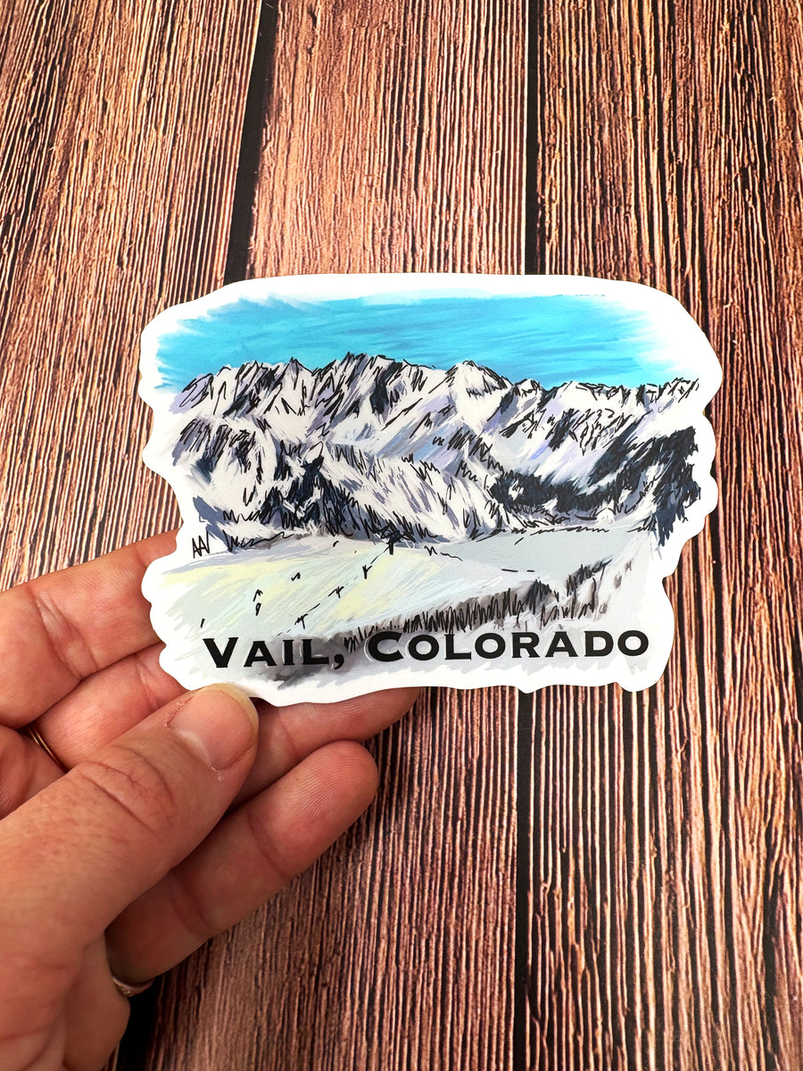 Vail Colorado Vinyl Decal Sticker – Third Wolf - Alexa Varano