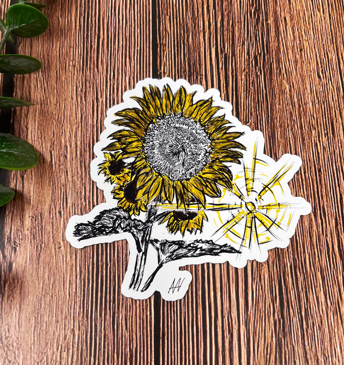Sunflower Magnet – Third Wolf - Alexa Varano