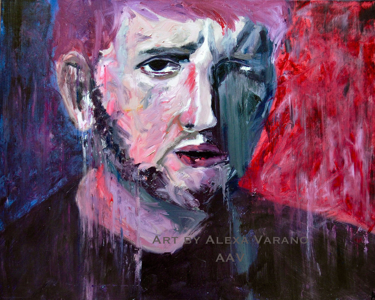 Layne Staley Oil Original – Third Wolf - Alexa Varano